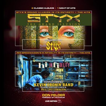 Styx & Kevin Cronin Band + Don Felder | Saratoga Performing Arts Center